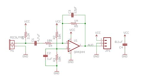 amplifier pre amplifying an electret mic already in use electrical