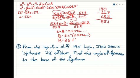 Final Exam Review Precalculus Youtube