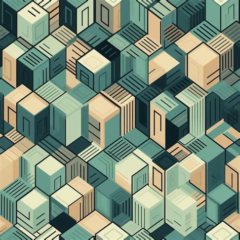 Premium Ai Image A Colorful Pattern Of Boxes With The Word Boxes On The Top