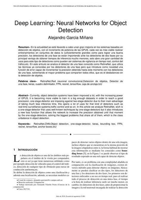Pdf Deep Learning Neural Networks For Object Detection · Unbalance In Object Detection