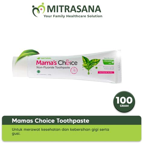 Jual Mama S Choice Toothpaste Pasta Gigi Halal Tanpa Fluoride Gr Shopee Indonesia