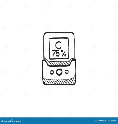 Sketch Icon Densitometer Vector Illustration