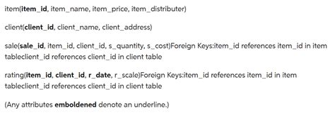 Solved Now Define Sql Queries For The Database Defined In