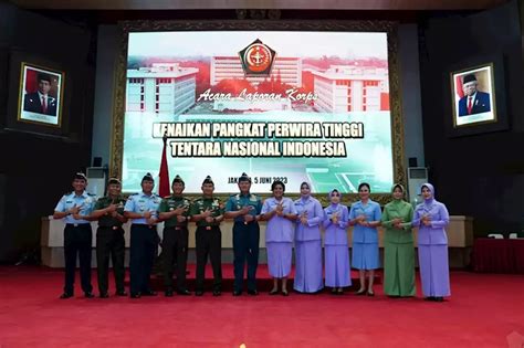 Daftar Lengkap 59 Pati TNI Naik Pangkat Indonesia