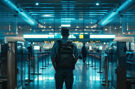 Airport Security Protocols Ar Generative Ai Premium Ai Generated Image