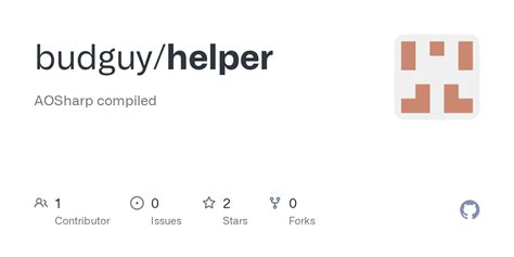 GitHub Budguy Helper AOSharp Compiled