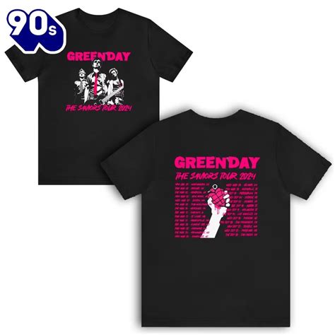 Green Day The Saviors 2024 Tour T Shirt Musicdope90s