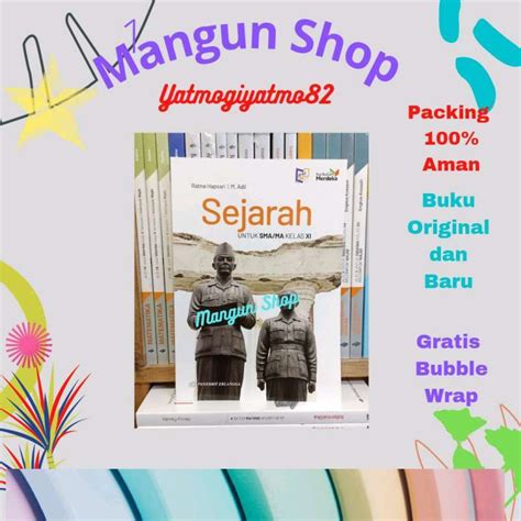 Jual Buku Sejarah Kelas Xi 11 Sma Kurikulum Merdeka Erlangga Ratna