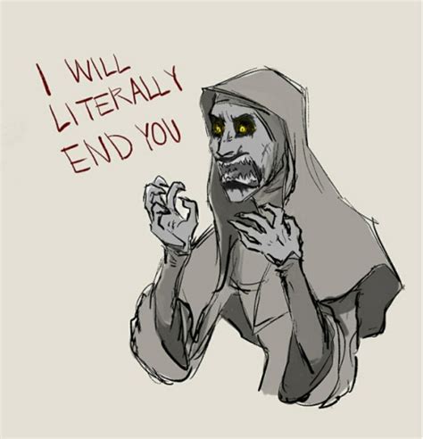 Pin By Darkest Goblin On Valak Horror Movies Funny Horror Art The