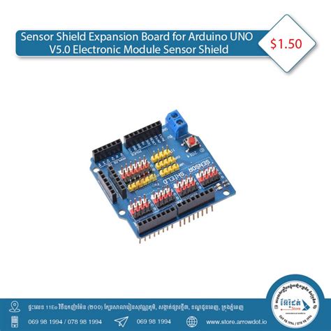 sensor shield expansion board v5 0 electronic module arrowdot store