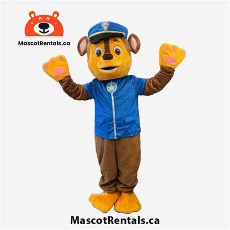 Paw Patrol Chase Mascot Costume Mascot Rentals