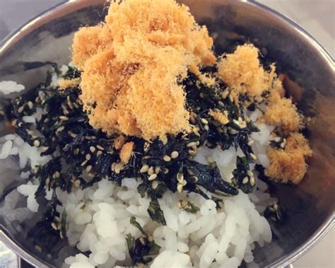 【海苔肉松鸡肉拌饭（懒人下饭）的做法步骤图】昭瑾aurora下厨房
