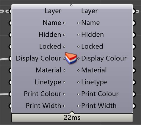 How Can I Change Layout Color By Grasshopper In Rhino8 Grasshopper