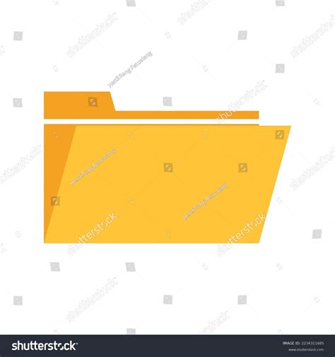 Computer Folder Icon File Folder Illustration Stock Vector Royalty