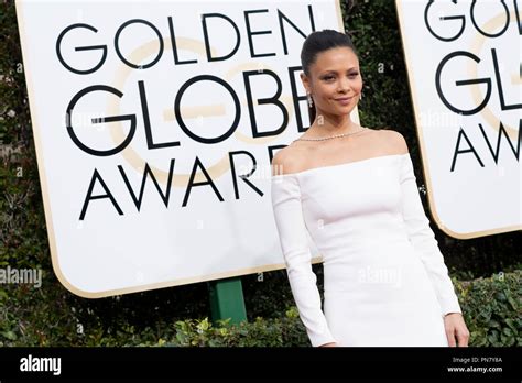 Thandie Newton Attends The 74th Annual Golden Globe Awards At The