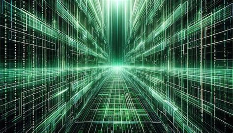 Premium Photo Photo Of A Widelyused Digital Matrix Background With