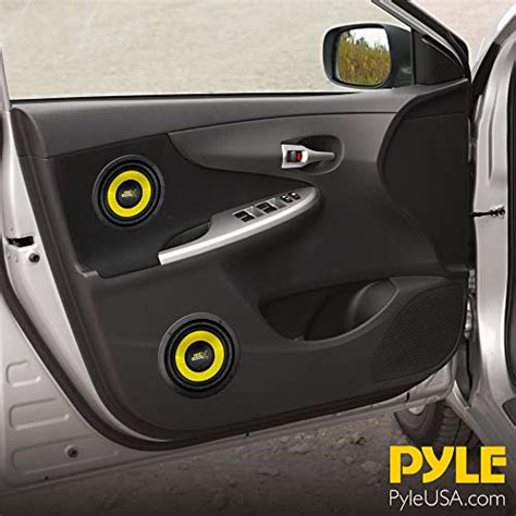 Pyle Car Mid Bass Speaker System Pro 5 Inch 200 Watt 4 Ohm Auto Mid