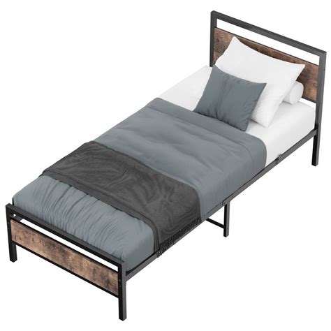 Okwish Metallbett Jugendbett Mit Lattenrost Bettrahmen Gästebett