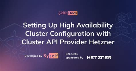 Setting Up High Availability Cluster Configuration With Cluster Api