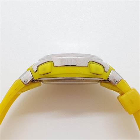 Vintage Yellow Armitron Pro Sport Watch Digital Alarm Chronograph