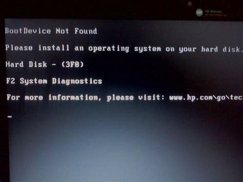 I Have Hp Laptop And Some Times I Get An Error That Boot Device Not