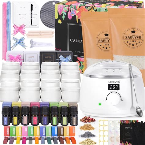 Saeuyvb Complete Candle Making Kit Candle Making Kit For
