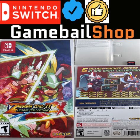 Jual MegaMan Zero ZX Mega Man 0 Legacy Collection Switch Game US