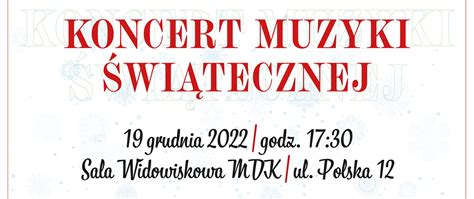 Koncert Muzyki Świątecznej Państwowa Szkoła Muzyczna I Stopnia Im F