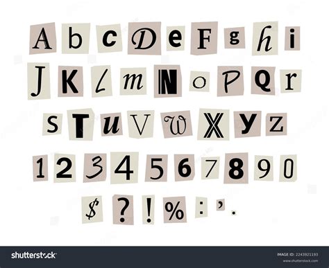 Alphabet Letters To Print And Cut Out