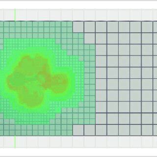 CQWF Model Of The Lattice Structure With A Near Wall Refinement