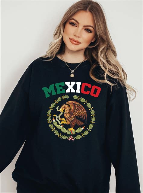 Mexico Sweatshirt Mexico Coat Of Arms Hoodie Mexican Pride