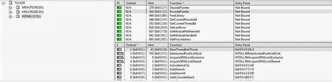 import address tables and export address tables ~ stella001