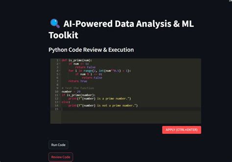 🌟 Ai Powered Data Science Toolkit 🌟 Im Thrilled To Present My Latest Pradeep Kumar Parida