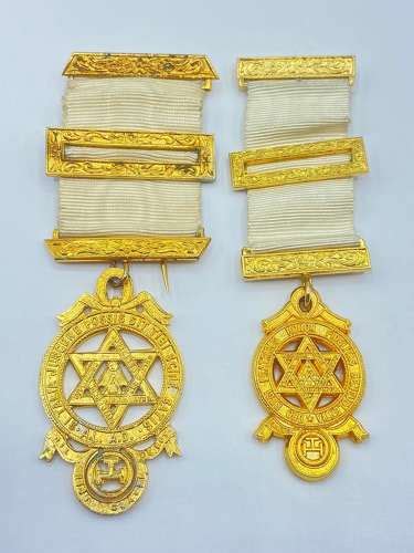 Vintage Masonic Royal Arch Principal Breast Jewel Large And Small Sizes