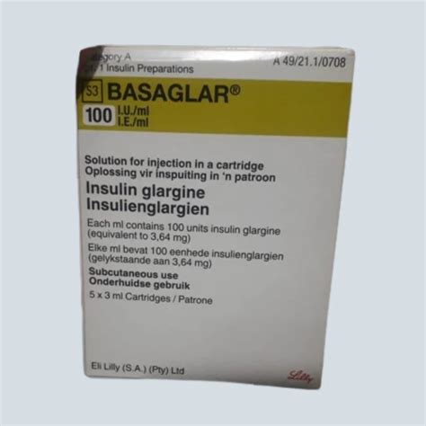Basaglar Insulin Glargine I P Injection 5 3ml 100u Ml At ₹ 2499 Piece In New Delhi