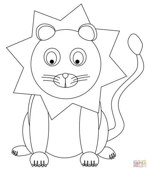Dibujo De Leon Para Colorear Colorear Fotos