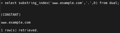 南大通用gbase 8s的substring index函数详解 gbase社区 天津南大通用数据技术股份有限公司 gbase 致力于成为用户