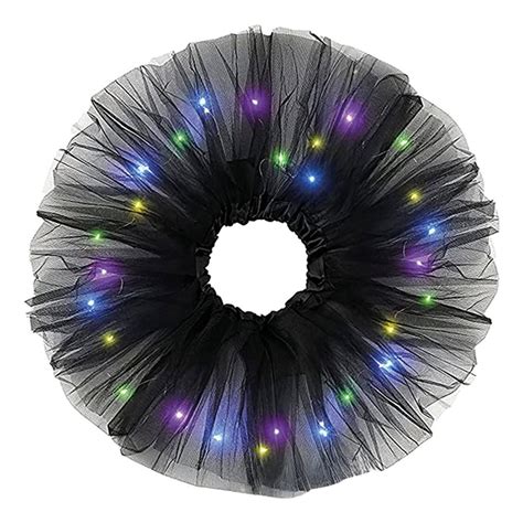 Sort Underkjole Med Led Belysning For Barn Partyking