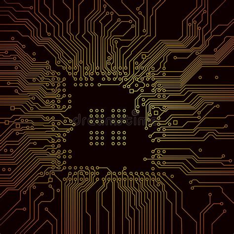 Circuit Board Background Vector Stock Vector Illustration Of Electronics Concept 71748664