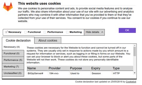 gitlab cookie transparency gdpr in action don s blog