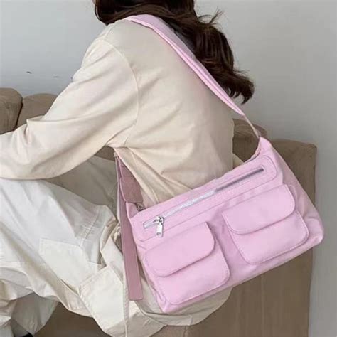 아리아리상점 폰가방 여행용크로스백 여성크로스백 가벼운크로스백 여성 나일론 포켓 크로스백 여성백