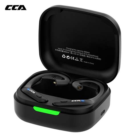 Cca Btx Wireless Earphones Ear Hook Module Bluetooth Compatible 5 2 Headset Hifi Sport Game True