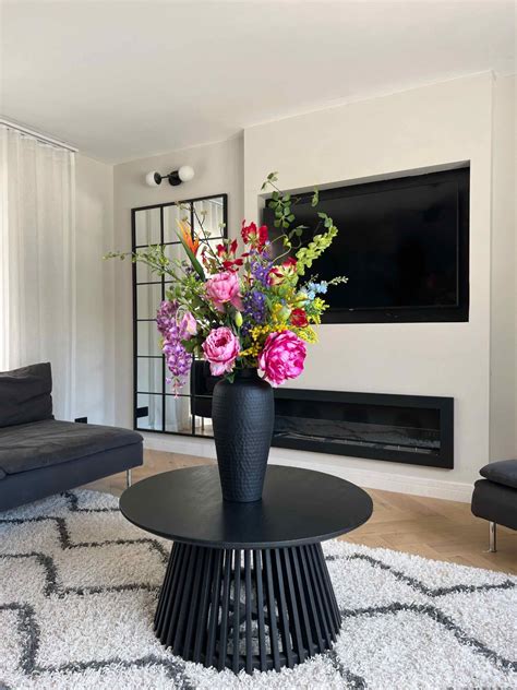 Bright And Colourful Faux Flower Arrangement Kiss My Pampa