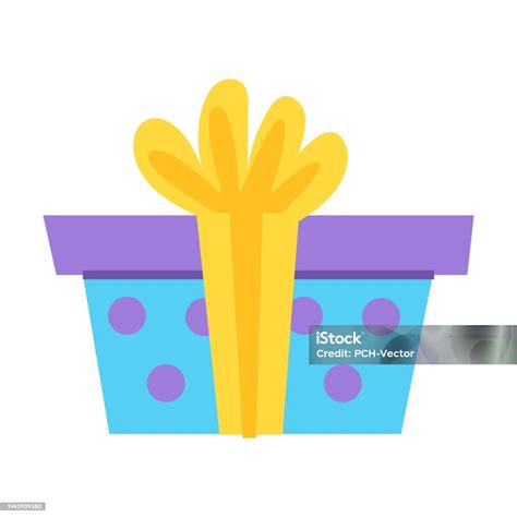 활 생일 파티 요소 벡터 삽화가 있는 귀여운 파란색 상자 케이크 컵케이크 색종이 풍선 흰색 배경에 격리된 아이들을 위한 선물 0명에 대한 스톡 벡터 아트 및 기타 이미지