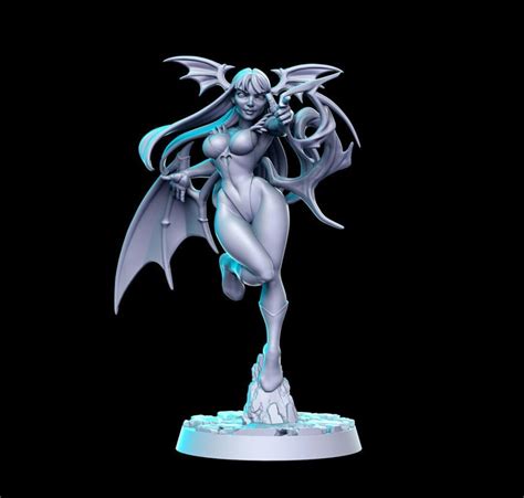 Morrigan Pinup Resin Miniature Fantasy Miniature Dnd Miniature Rpg