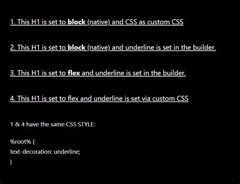 Solved Text Decoration Underline Not Working On Canvas Bugs Bricks