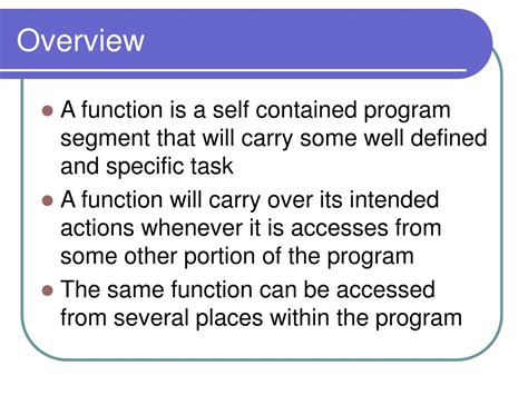 Ppt Understanding Functions In Programming Declaring Accessing And Prototyping Powerpoint