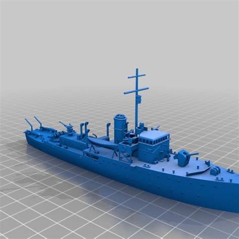 🚢 Ran Bathurst Class Corvette 1350・free 3d File For ・cults