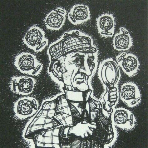 Sherlock Holmes Limited Edition Card Adventure Eleven Cuff Buttons 1995