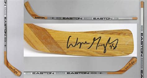 Lot Detail Wayne Gretzky Signed Easton Aluminum Hockey Stick Psa Dna
